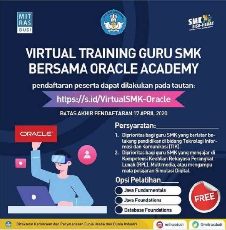 Virtual Training Guru SMK bersama Oracle Academy
